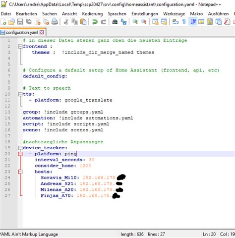 Error With Home Away Status Please Help Configuration Home