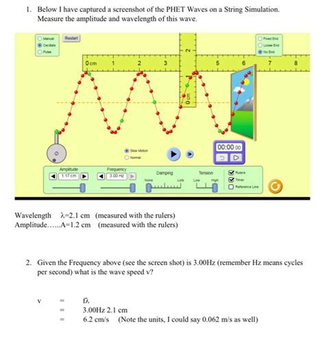 Solved 1 Below I Have Captured A Screenshot Of The PHET Chegg Com