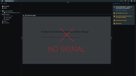 Frame Load Interrupted By Policy Change Network Optix