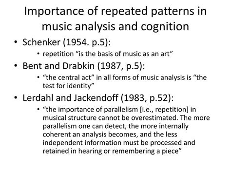Ppt Algorithms For Pattern Matching And Pattern Discovery In Music