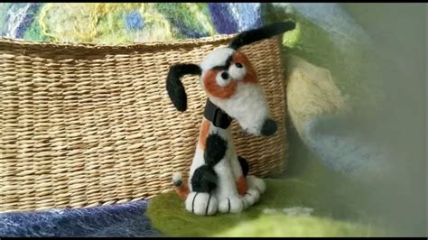 Собака ничья Как свалять из шерсти собаку Мультипульти сделай сам Youtube