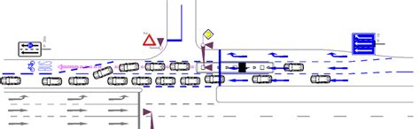 Scheme Of Scenario 2 There Is No Queue Jump Lane Only Dedicated Bus Download Scientific