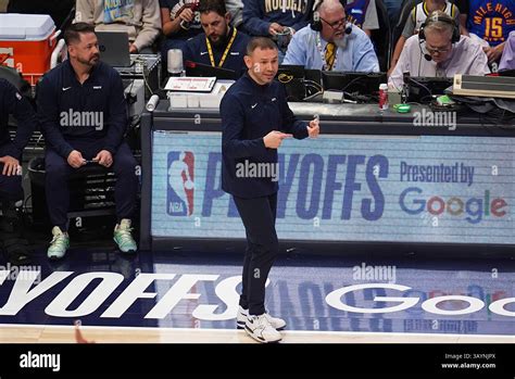 Denver Nuggets Head Coach David Adelman In The First Half Of Game 2