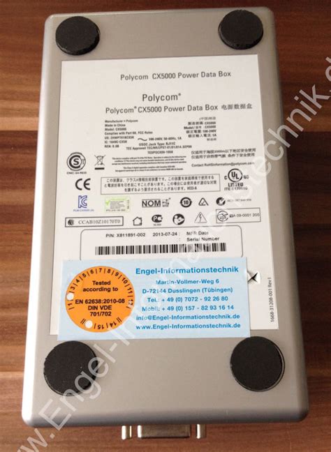 Polycom CX5000 Netzteil Reparatur Engel Informationstechnik