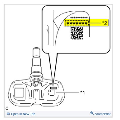 2014 Is 250 Replaced Tpms Sensor Will Not Reigister Tire Pressure On