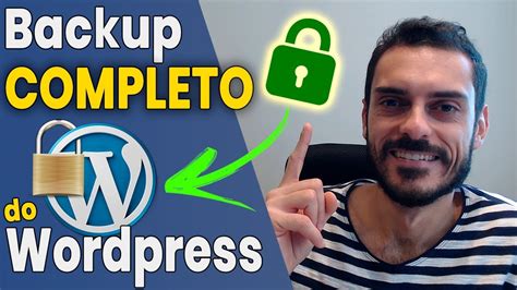 🔥 Como Fazer Backup Completo Do Wordpress Plugin Grátis Youtube
