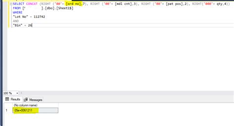 Add Leading Zeros To Multiple Values And Concatenating Them Ignition
