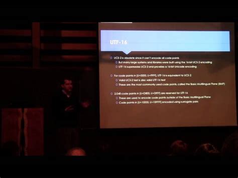 Cnow Talk Unicode In C From Cppnow Class Central