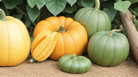 Premium Photo Sheet Of Several Cucurbita Species Premium Photo Sheet Of Several Cucurbita Species