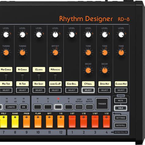 Behringer Rd8 Drum Machine By Dillon Holder Sound Kit