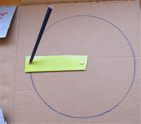 How To Draw Any Sized Circle Without A Compass Or Circular Object To Trace Around