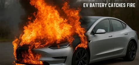 Ev Battery Catches Fire Are Evs More Likely To Catch Fire