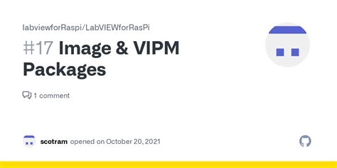 Image Vipm Packages Issue Labviewforraspi Labviewforraspi Github
