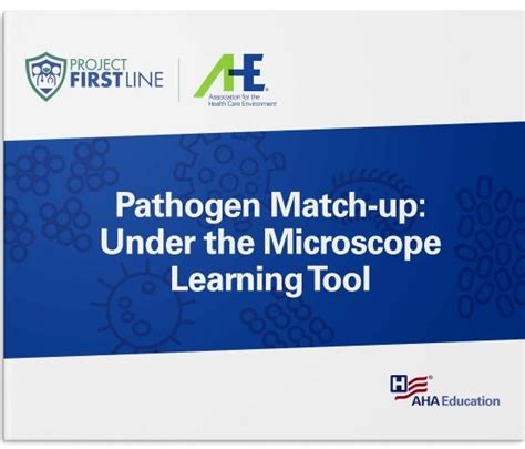 Project Firstline Pathogen Match Up Tool Ahe