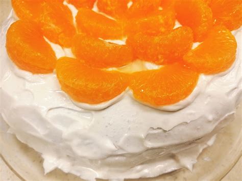 상큼한 귤이 들어간 케이크 만들기