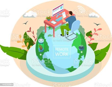 컴퓨터로 데스크톱에 앉아 원격으로 통신하는 종이 문서를 읽는 사업가 가정 생활에 대한 스톡 벡터 아트 및 기타 이미지 가정 생활 개념 경영자 Istock