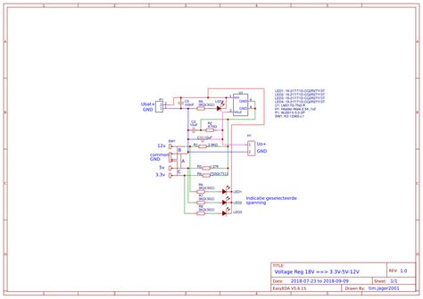 Voltage Regulator Breakout Board EasyEDA Open Source Hardware Lab