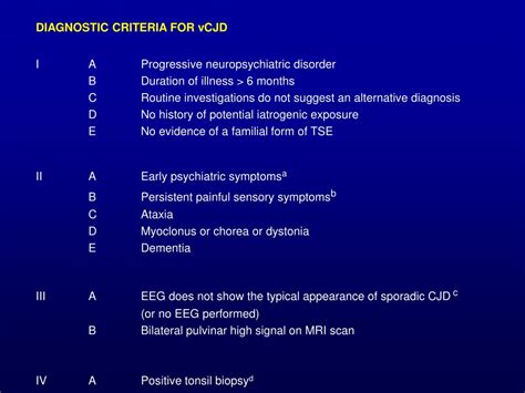 Ppt Variant Cjd Powerpoint Presentation Free Download Id 591344
