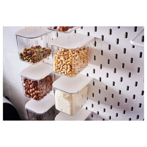 SkÅdis Container With Lid White Ikea Uk Ikea Food Storage