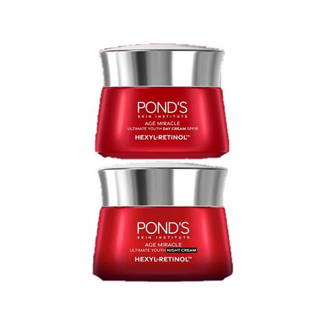 พอนด์ส เอจ มิราเคิล ครีมหน้าเด็ก สูตรกลางวันและกลางคืน ผิวเด้งฟูดูอ่อนเยาว์ใน 7 วัน เฮ็กซิล เรติ