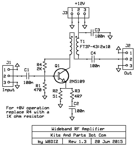 Rf Signal Amplifier Circuit Diagram 600w Rf Power Amplifier