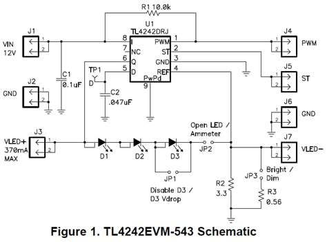 Tl4242evm 543 0 ~ 500ma 41v Max 4 5 ~ 42v In