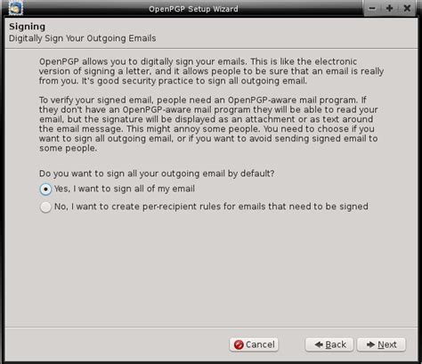 Thunderbird Email Encryption With Gnupg2