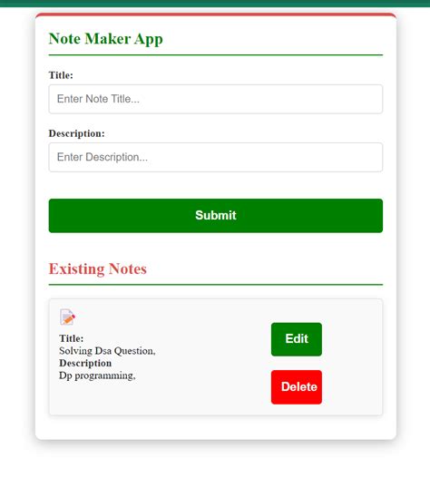 Notes Maker App Using MEAN Stack GeeksforGeeks