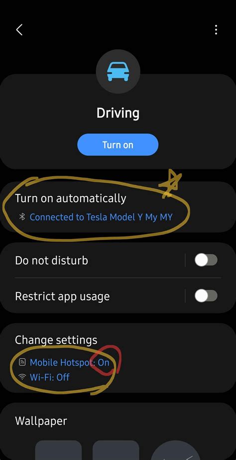 Automatic Turing Mobile Hotspot On Rteslamodely