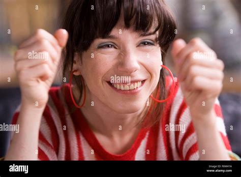 Sally Hawkins As Poppy Film Title Happy Go Lucky Hi Res Stock