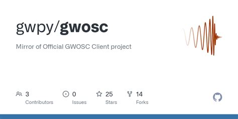 Github Gwpygwosc Mirror Of Official Gwosc Client Project