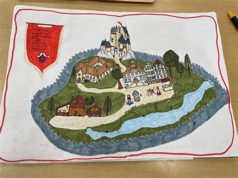 Plattegrond Middeleeuwse Stad Middeleeuwen Geschiedenis