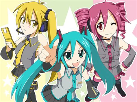 Hatsune Miku X Kasane Teto X Akita Neru By Moshudoll On Deviantart