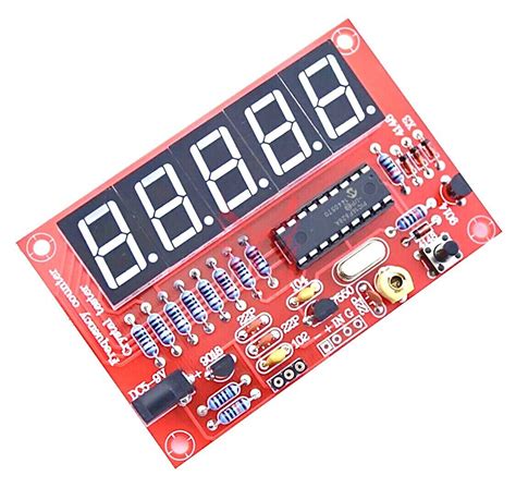 Frequency Counter 1hz 50mhz Digital Led Crystal Oscillator Meter Teste Sm Components