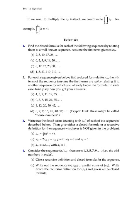Discrete Mathematics 54 144 2 Sequences If We Want To Multiply The