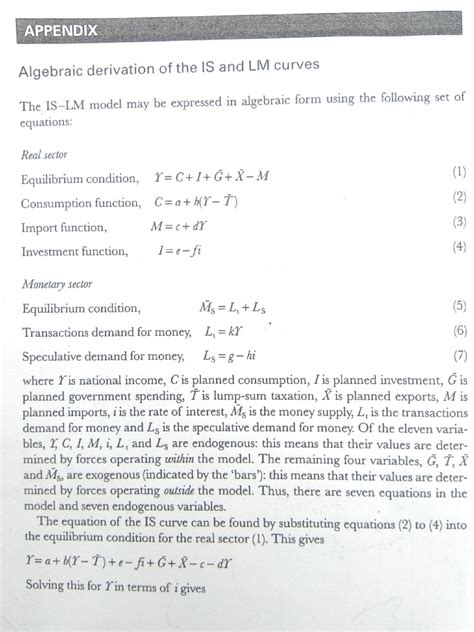 Algebraic Derivation Of Equibrium 1 Intermediate Microeconomics