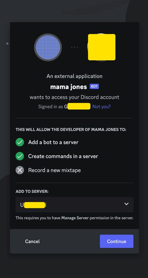 Create A Discord Server And Bot Imagineapidev Documentation