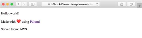 Serverless App Using Api Gateways And Lambda Pulumi Registry