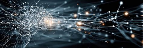 Conceptual Visualization Of Brain Computer Interface Showcasing Neural