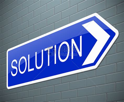解决方案的概念插图蓝色高清图片下载 正版图片322162204 摄图网
