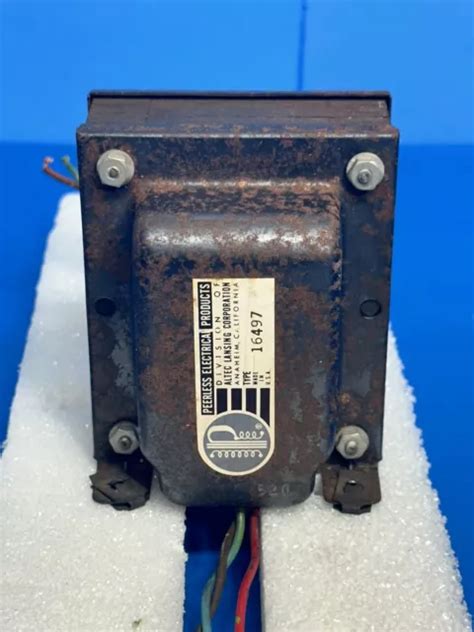 Peerless 16497 7027a Tube Output Transformer For Altec 342b Mixer Amplifier £16413 Picclick Uk