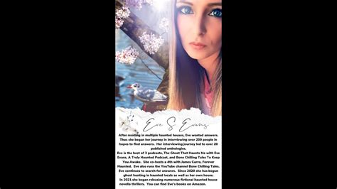 Haunted Houses And More An Interview With Author Eve S Evans Youtube