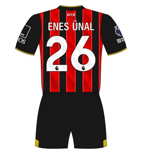 Bournemouth 2025 2026 Home Number 26 Enes Ünal Museum Of Jerseys
