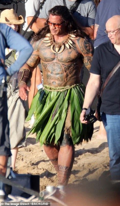 First Look At Dwayne The Rock Johnson As Maui In Disneys Live Action