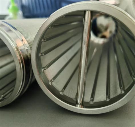 Wedge Wire Screen Cylinder For Filters Custom Stainless Steel Filter