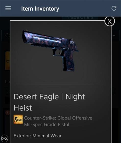 Csgo Skinovi Skin Desert Eagle Night Heist Ostalo Olx Ba