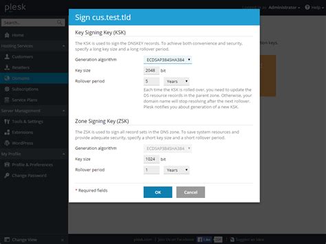 Plesk DNSSEC Extension Plesk