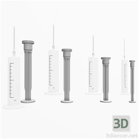 3d Model Medical Syringes 84430
