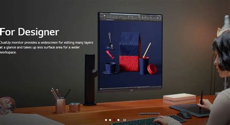LG Dualup Ergo SDQHD Nano IPS Display Monitor Computers Tech Parts Accessories