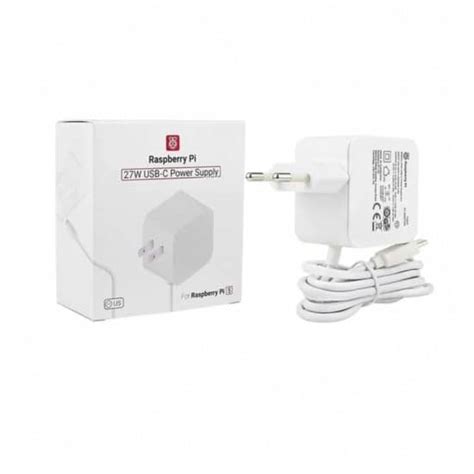 raspberry pi 5 27w usb c pd power supply official وصلة waslleh